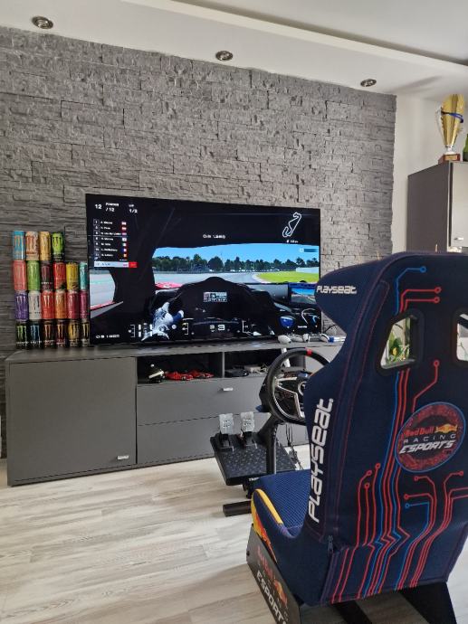 thrustmaster volan + playseat red bull playstation in pc