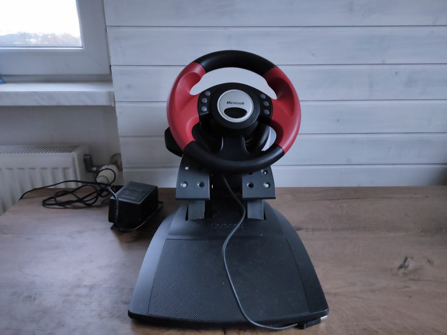 Volan Microsoft Sidewinder force feedback wheel