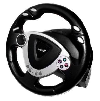 Volan za PS-PC, GENIUS Tween Wheel, gas+zavora, USB, novo, odlično