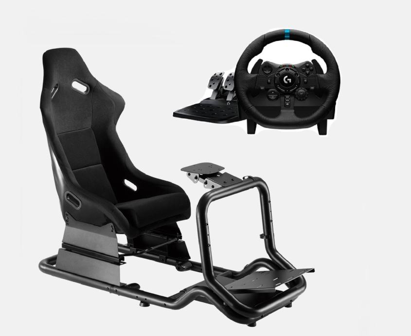 Logitech G9 23 in sedez UVI racing PRO - NOVO!