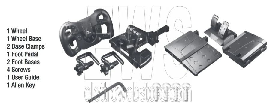 VOLAN IN PEDALI PS3 PS4 Flashfire Monza Racing Simulator Driving F1 Se