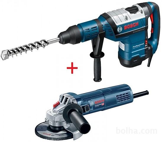 Bosch GBH 8-45 DV, Vrtalno kladivo SDS max + GWS 9-125 kotni