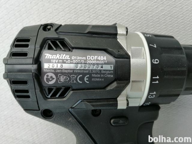Makita DDF484 18V NOV BREZKRTAČNI model vrtalnika vijačnika