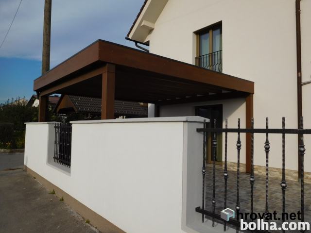 Lesene pergole, pergole, senčila- Pergola Dolgi Most