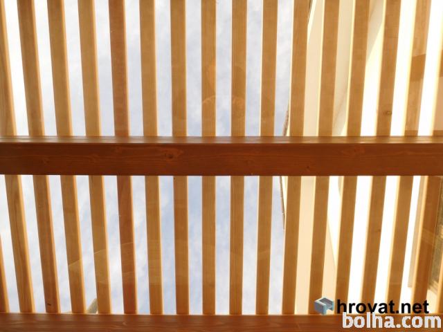Lesene pergole, pergole, senčila- Pergola Dolgi Most
