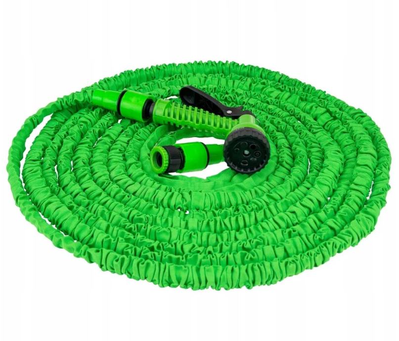 Raztegljiva vrtna cev 75m za zalivanje 7 funkcij z dodatki