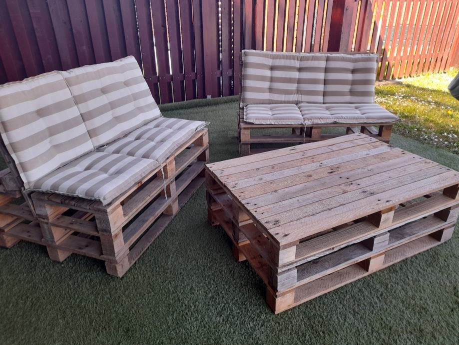 Vrtna garnitura iz palet