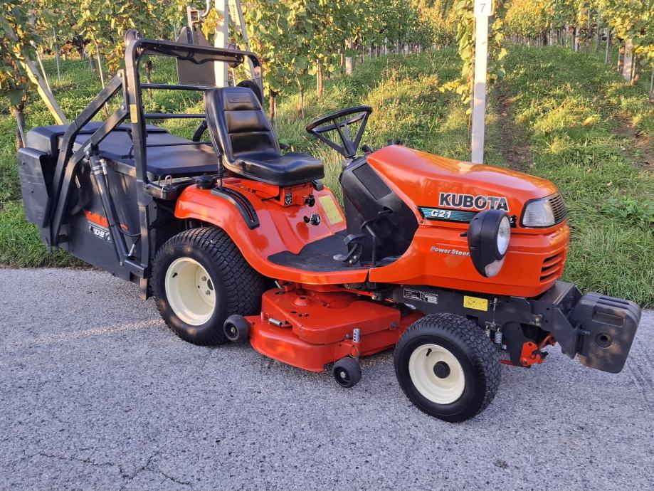 Kubota Dizel G21 HD Vrtni traktor Kosilnica Mulčar Servo Kardan