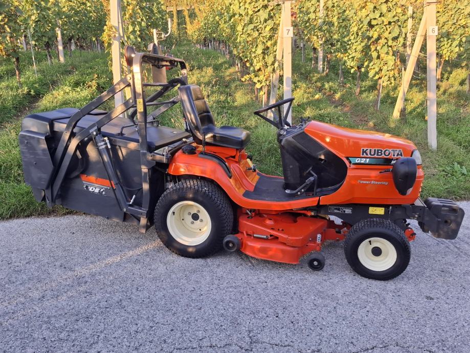 Kubota Dizel G21 HD Vrtni traktor Kosilnica Mulčar Servo Kardan