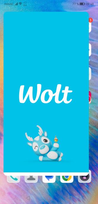 Wolt dobroimetje 200 eur