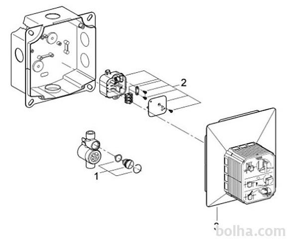 GROHE Rapido U 37338000 montažni element za pisoar