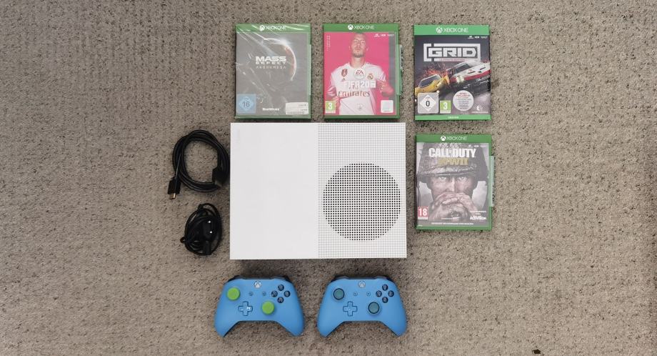 Xbox ONE S Ultimate HDR (2x Controller) + Igre
