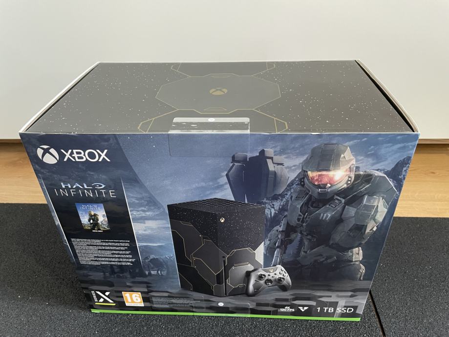 Xbox Series X - Halo Limited edition NOVO