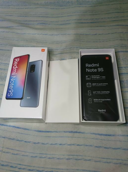 NOVO Xiaomi Redmi Note 9s (128GB) Interstellar Grey