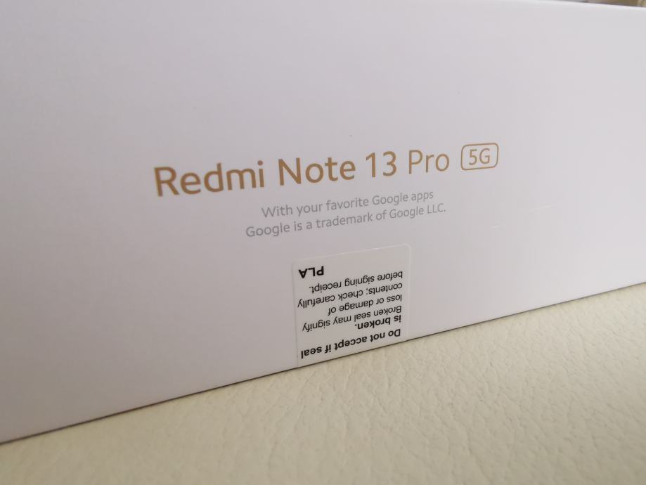 Xiaomi Redmi Note 13 Pro 5G, dual sim, 8GB/256GB, črn