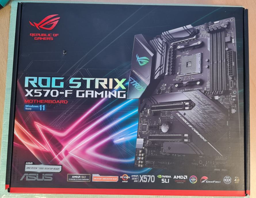 ASUS ROG Strix X570-F Gaming AM4 DDR4 ATX USB-C RGB