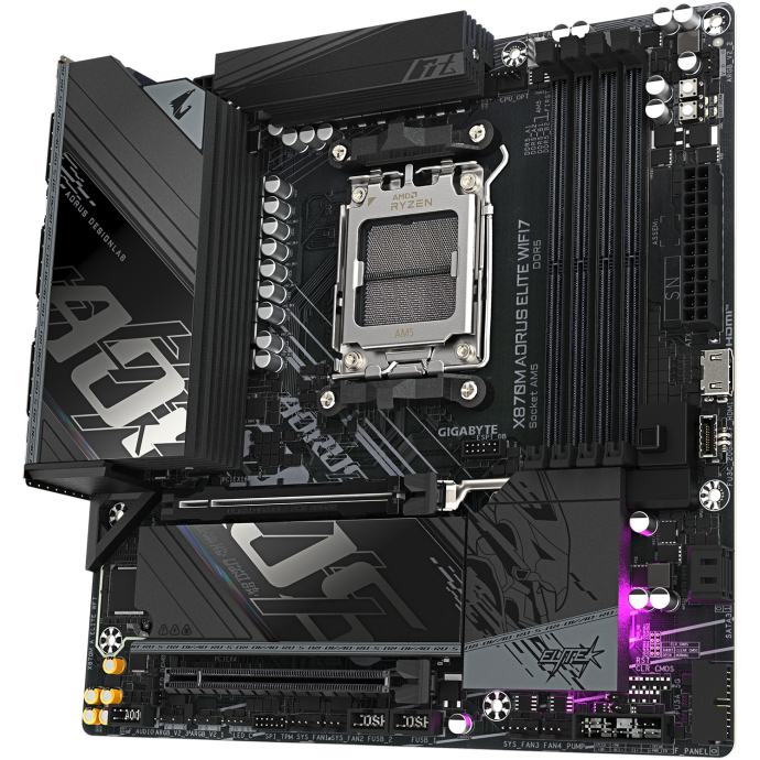 Gigabyte X870M AORUS ELITE WIFI7 (X870, AM5, ATX, DDR3)