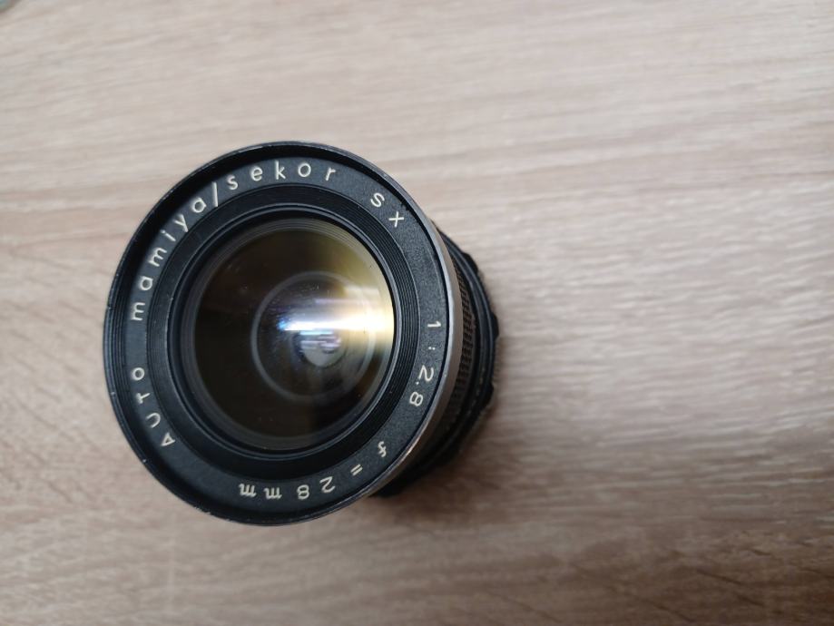Mamiya/Sekkor SX 28mm F/1:2.8 M42 mount + EF za Canon obroč