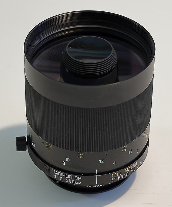 Tamron SP 500 mm f8+ Adapter M42 za Canon EF z potrditvijo izostritve