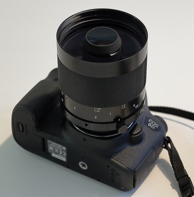 Tamron SP 500 mm f8+ Adapter M42 za Canon EF z potrditvijo izostritve