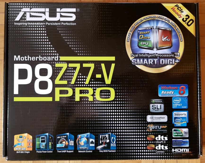 ASUS P8Z77-V PRO (LGA 1155) + Intel Core i5-3570K