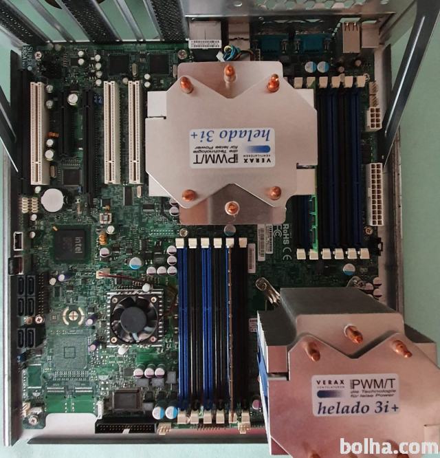 SuperMicro X8DAi LGA1366 + 2x intel Xeon E5620 + Hladilnik