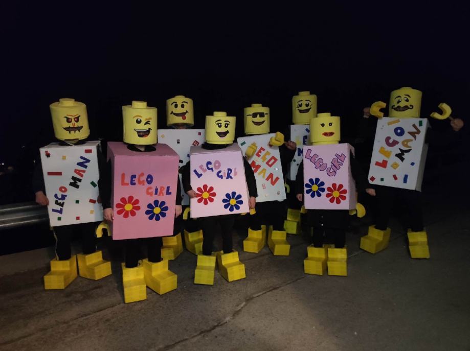 Maska LEGO KOCKE & PINGVINI
