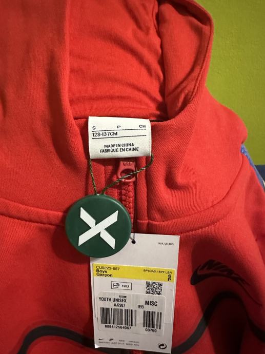 NIKE TECH FLEECE RDEČ