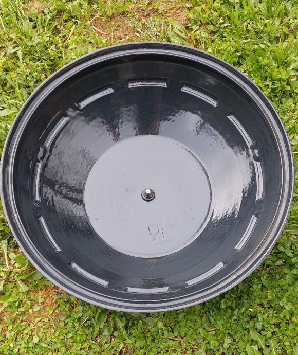 Litoželezna Podpeka - Sač 50 cm Plamen z emajliranim spodnjim delom