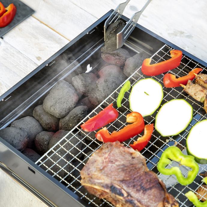 Prenosni zložljivi žar na oglje BearBQ InnovaGoods