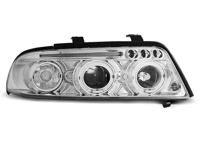 Angel eyes žarometi Audi A4 B5 krom V3