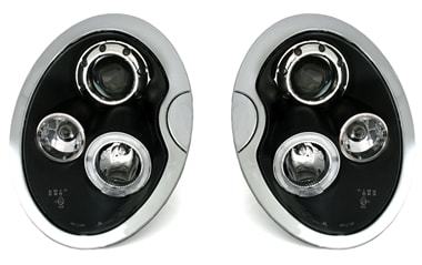 Angel eyes žarometi Mini Cooper R50 01-04 črni