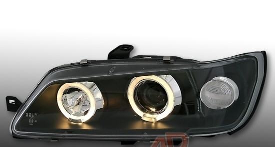 Angel eyes žarometi Peugeot 306 93-97 črni