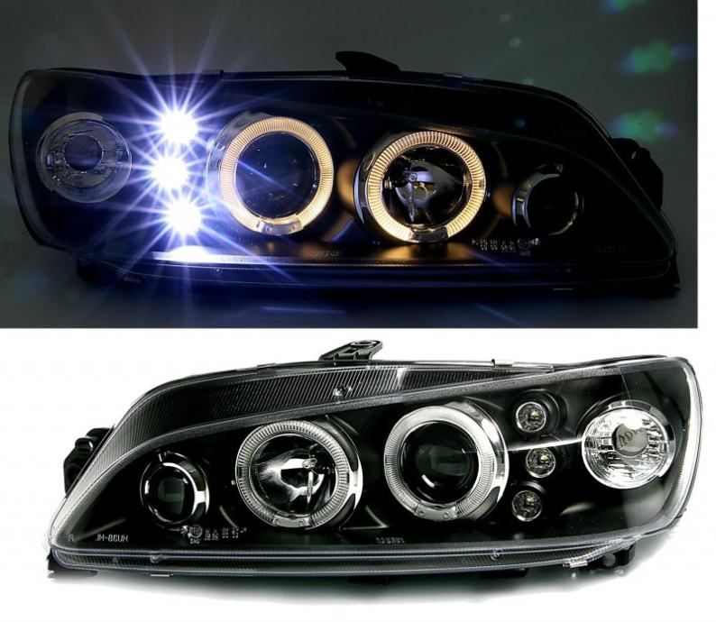 Angel eyes žarometi Peugeot 306 97-01 črni
