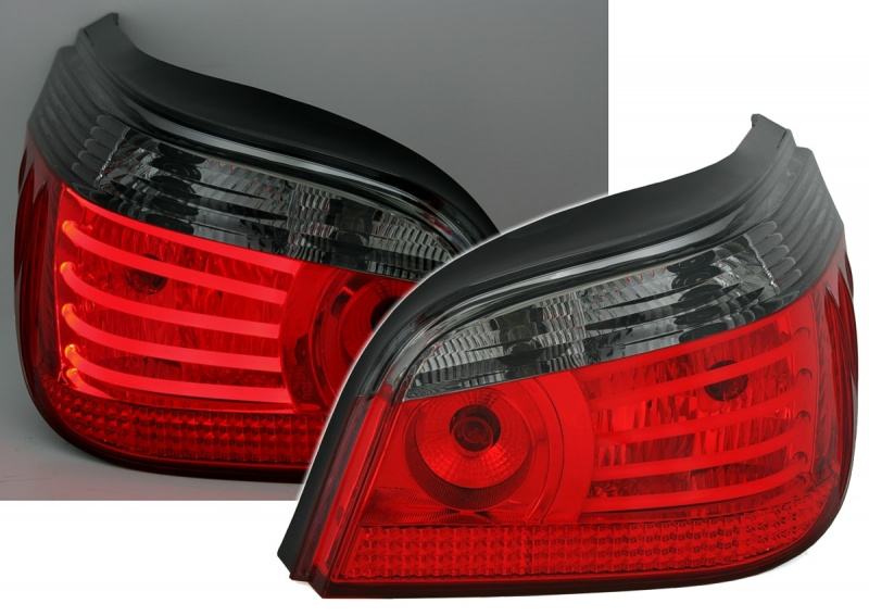 Zadnje lexus luči BMW 5 E60 Limo 03-07 rdeče-smoke