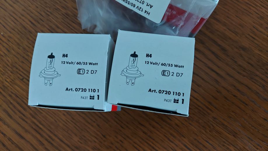 Žarnice WURTH H4 12V / 60/55V art. 0720 110 1 6 KOS