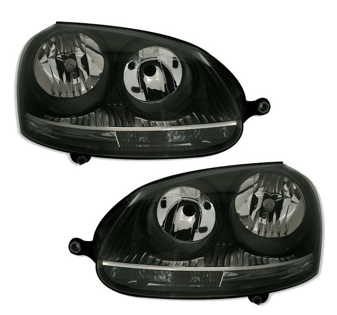 Žarometi VW Golf 5 črni