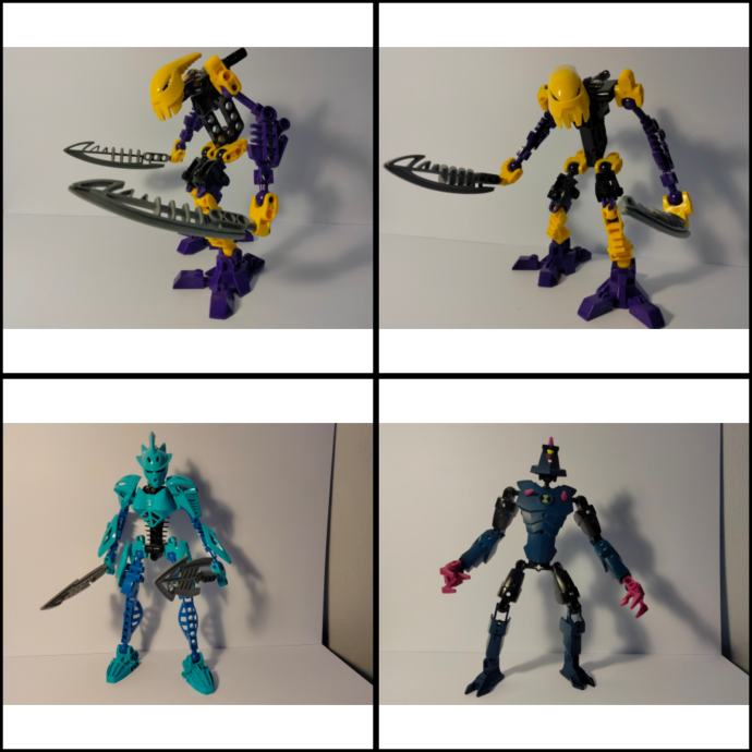 Bionicle, lego vitezi, Gormiti in razne figure