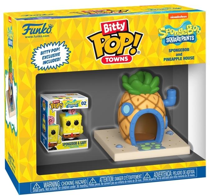 Funko Bitty Pop Town SpongeBob SquarePants SpongeBob with Pineapple Ho