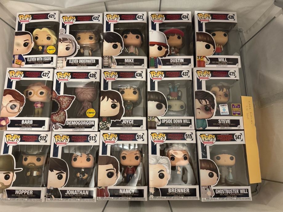 Funko Pop Stranger Things collection