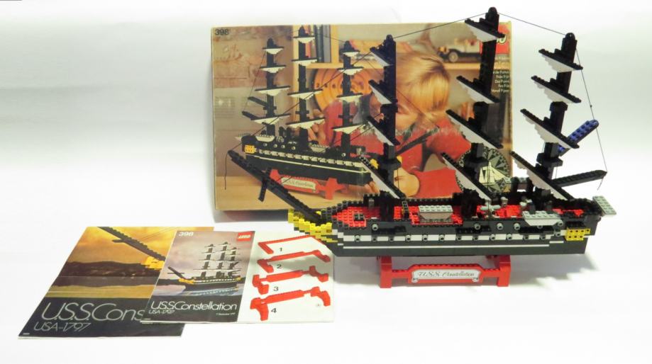 Lego Hobby set 398 - U.S.S. Constellation - s škatlo, navodili +poster