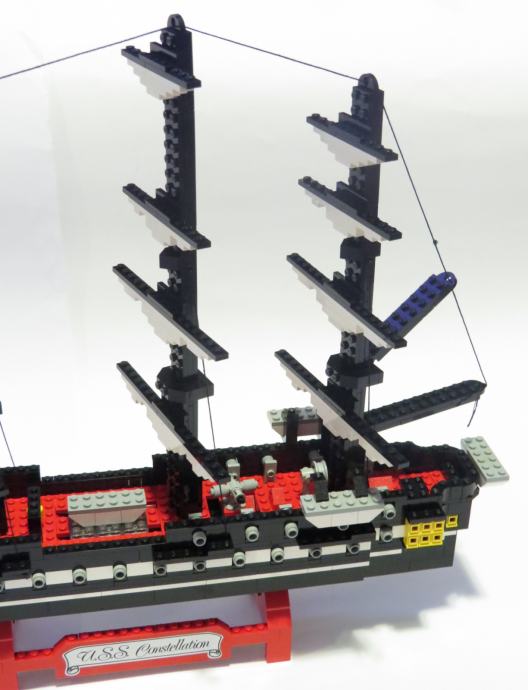 Lego Hobby set 398 - U.S.S. Constellation - s škatlo, navodili +poster