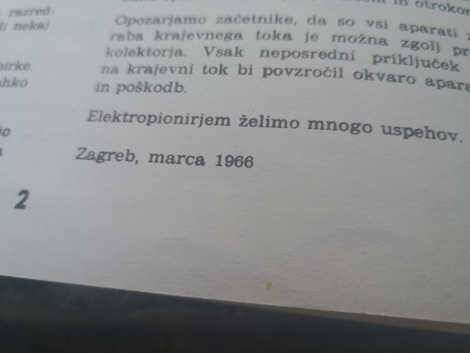 MEHANO ELEKTRO PIONIR 1966,mehanotehnika Izola,