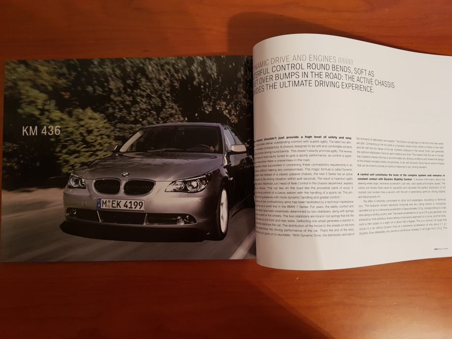 BMW MAGAZINE SPECIAL THE NEW 5 SERIES KATALOG PROSPEKT