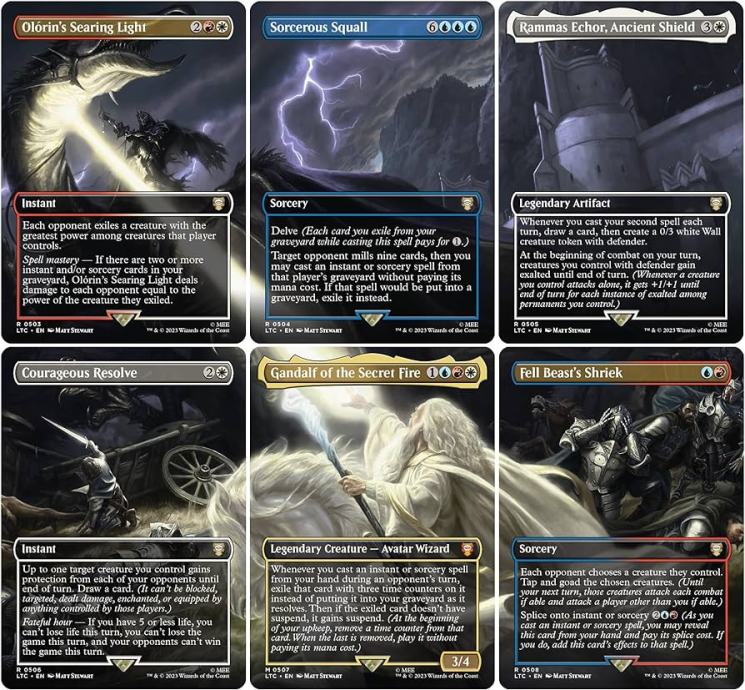 Magic the gathering Lord of the Rings