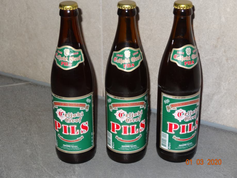 PIVOVARNA TARA (Maribor) POLNO PIVO Celjski Grof Pils