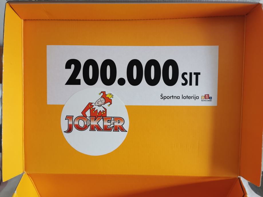 Podarim dobim joker škatla