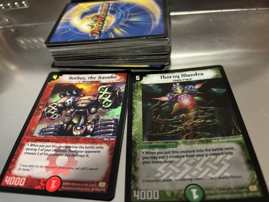 Magic: The Gathering, Yu-Gi-Oh, Duel masters karte.