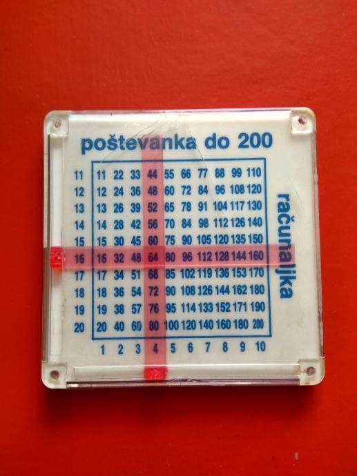 STARA DOBRA JUGO POŠTEVANKA DO 100 IN 200