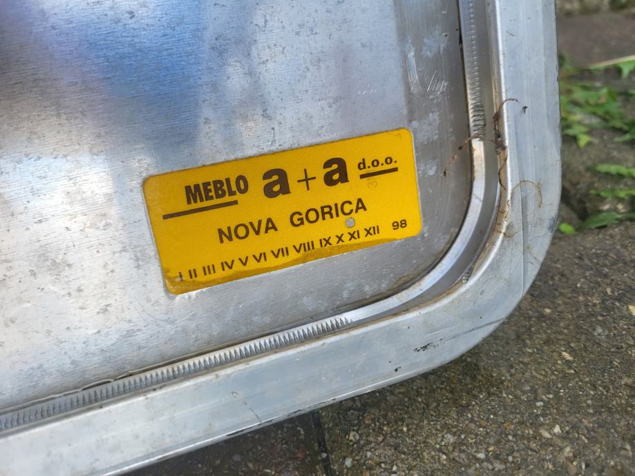 Stari prometni znak Šolska pot - original, aluminij